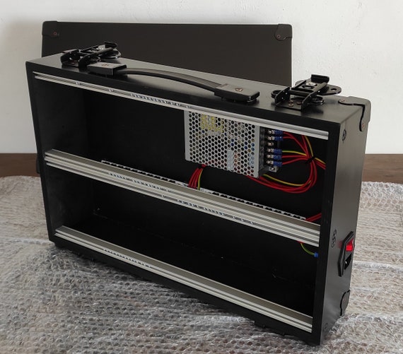 Portable Eurorack Case 6u Powered Black | Etsy