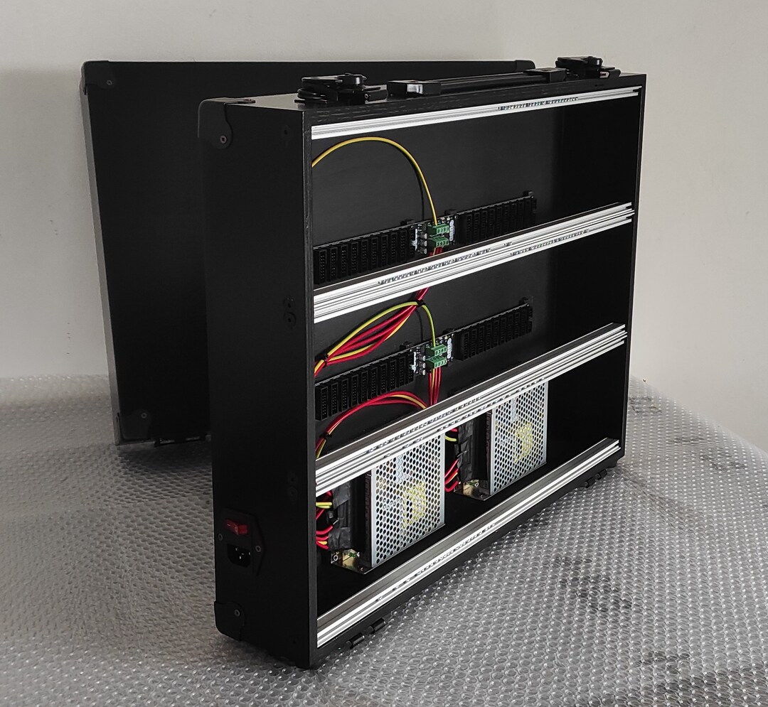 Eurorack Case 9u 104 Hp Portable Powered Black - Etsy