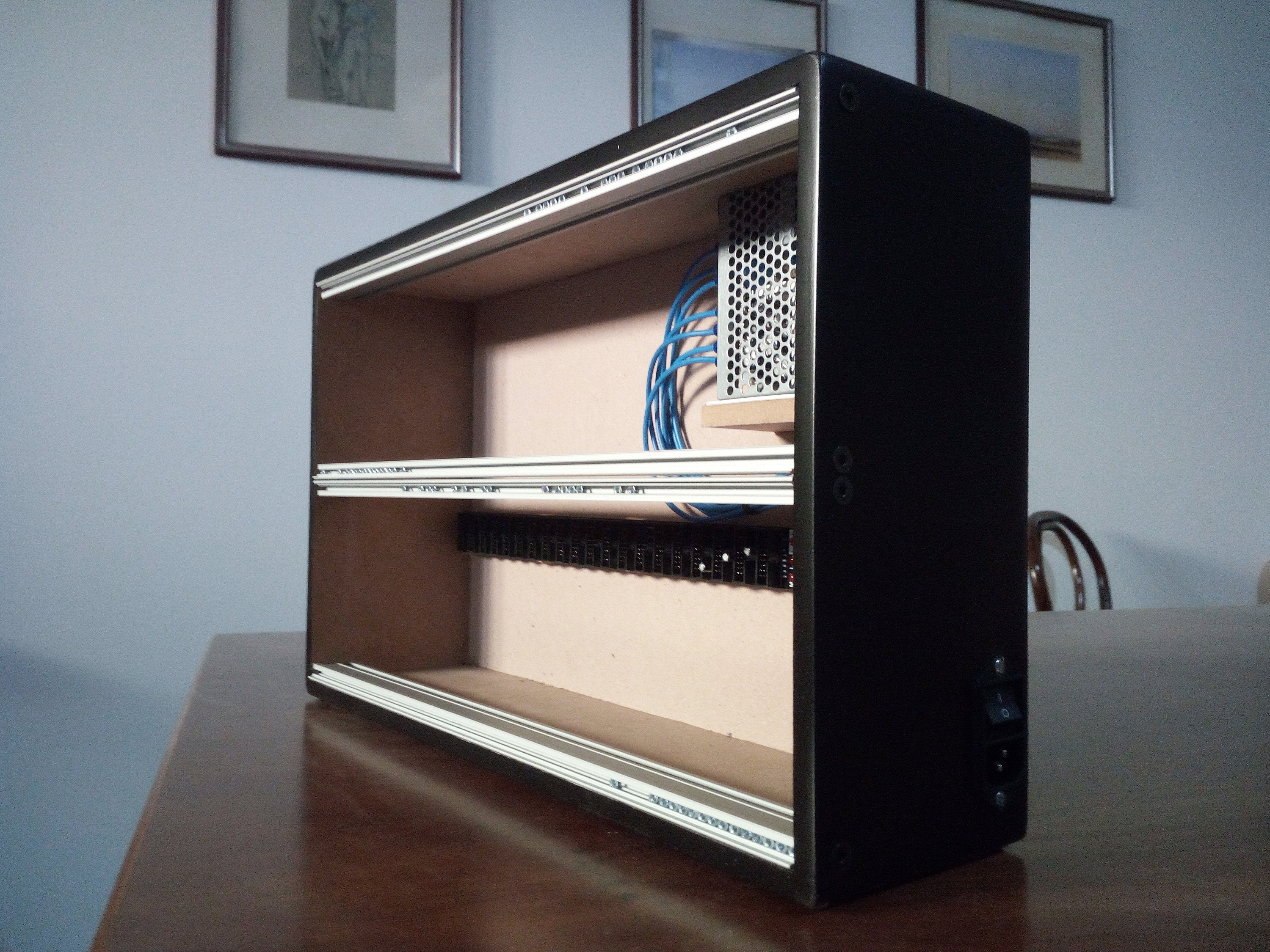 Eurorack case 6u powered black | Etsy