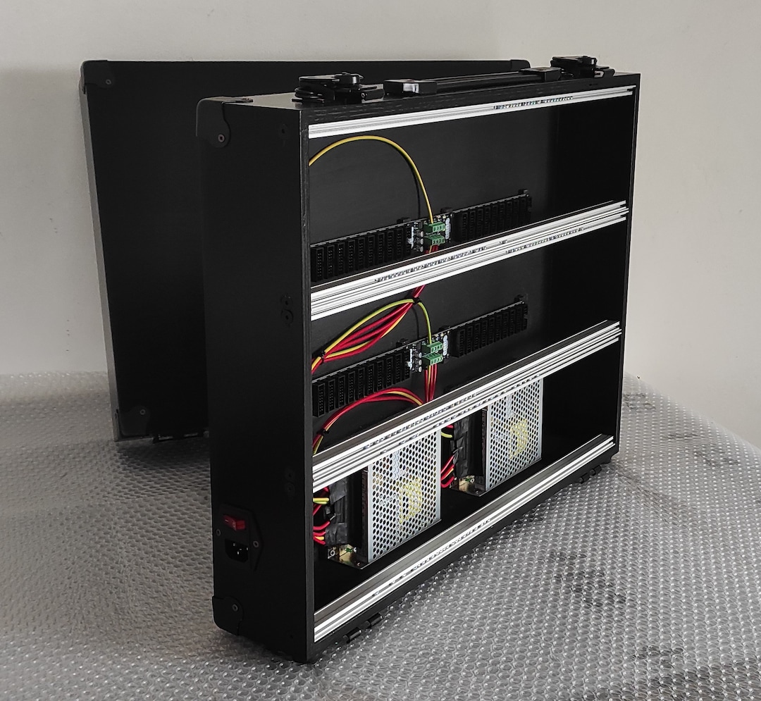 Eurorack Case 9u 88 Hp Portable Powered Black - Etsy