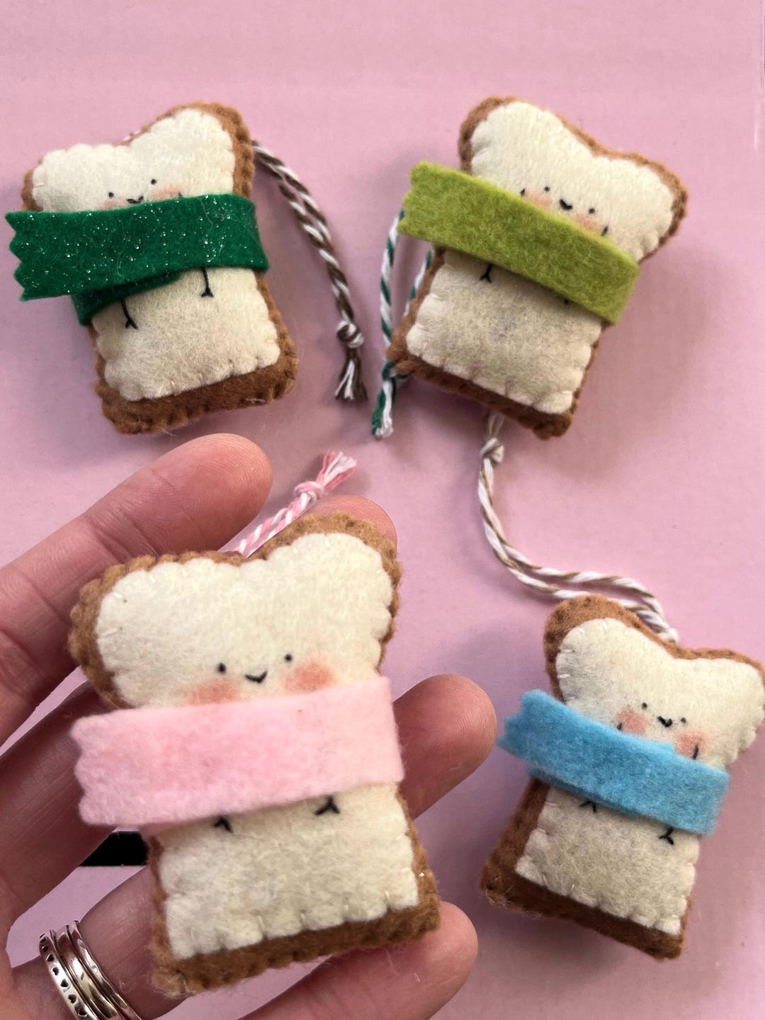 Bread Lover, Toast Lover, Felt Toast Decoration, Cute Gifts, Quirky ...