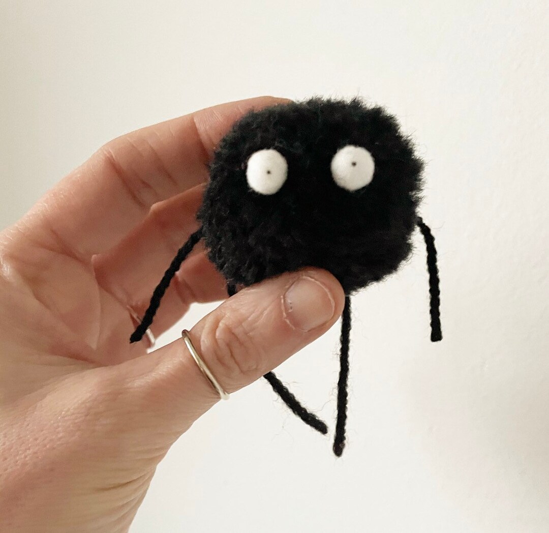 Soot Sprite, Spirited Away, Soot Sprites, Pom Plushie, Cute Desk Buddy ...