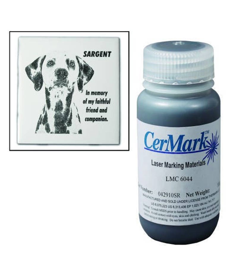Cermark Black Laserable Tile/ Glass Marking Paste for Laser Engraving ...