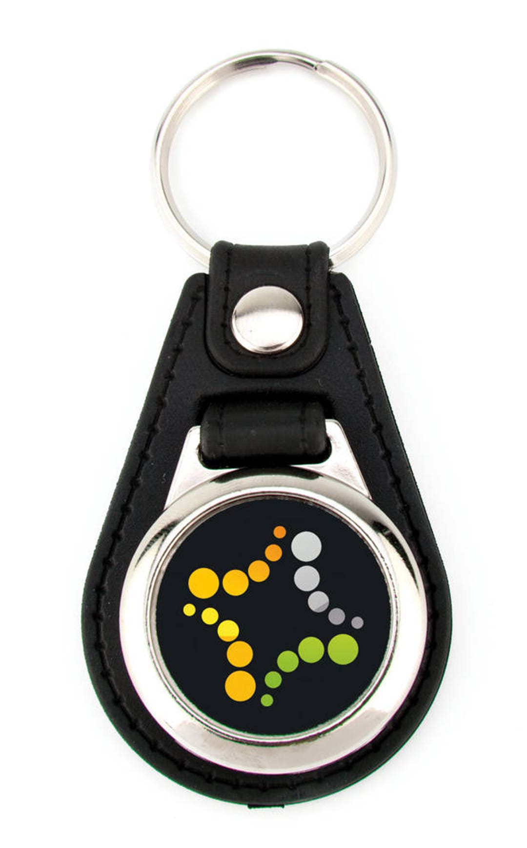 100 Punch 'N Press Black 25mm Teardrop Key Chains - Etsy