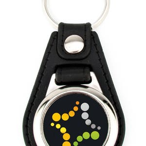 100 Punch 'N Press Black 25mm Teardrop Key Chains - Etsy
