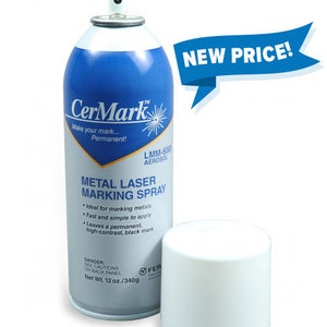 Cermark LMM6000 12oz Metal Marking Spray for Laser Engraving - Etsy