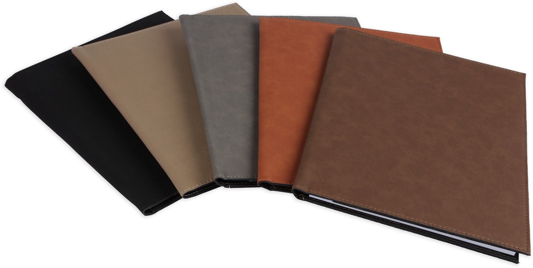 Faux Leather 7" X 9" Notebook for Engraving - Etsy