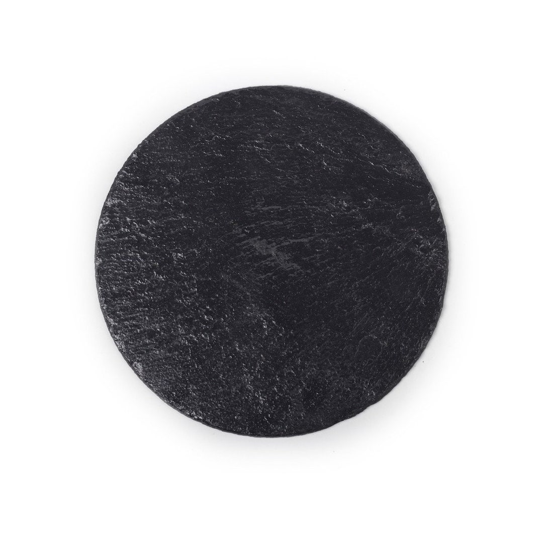 9.84" Round Slate Table Mat for Engraving or Vinyl - Etsy