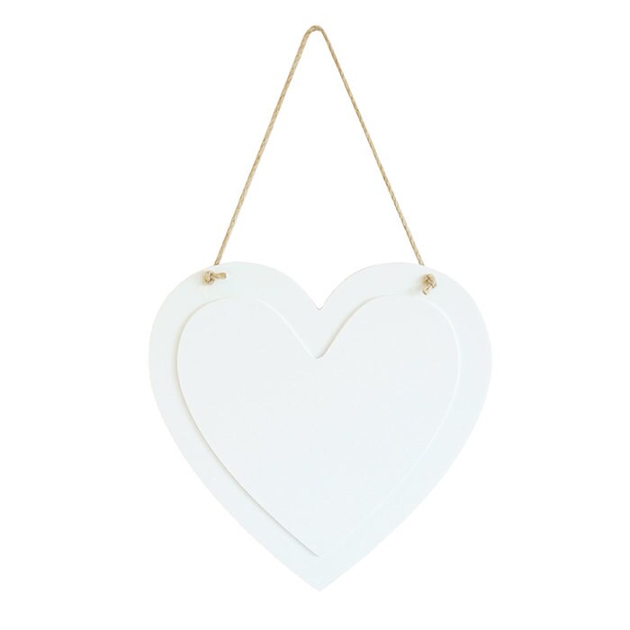Hanging Heart Sign With 6.8" X 7" Printable Area - Etsy