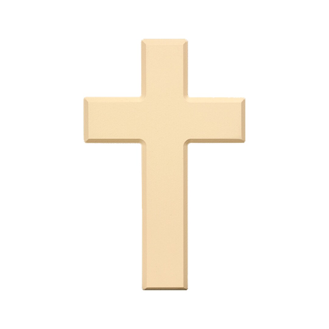 Blank Ivory 7" X 11" Straight Edge Cross - Etsy