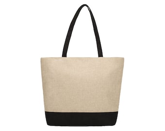 Sublimation Blank Tote Bag | Custom Jute Burlap Tote Bag | Jute Beach ...