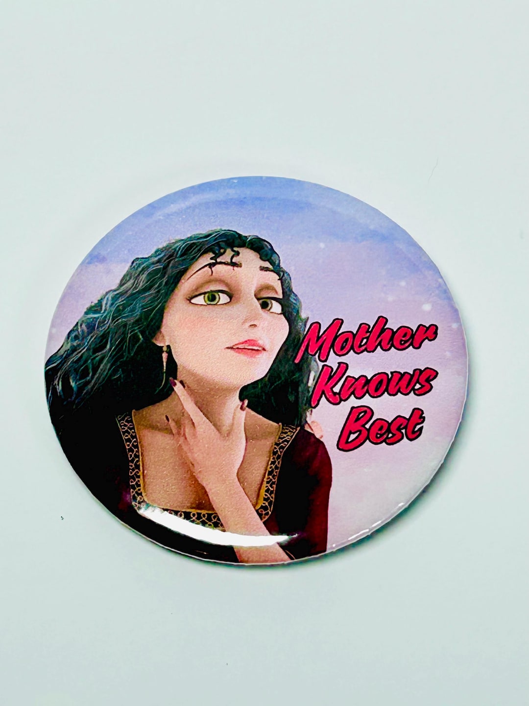 Mothers Day Badge Mother Gothel Inspired Badge Button Pin Mini Mirror ...
