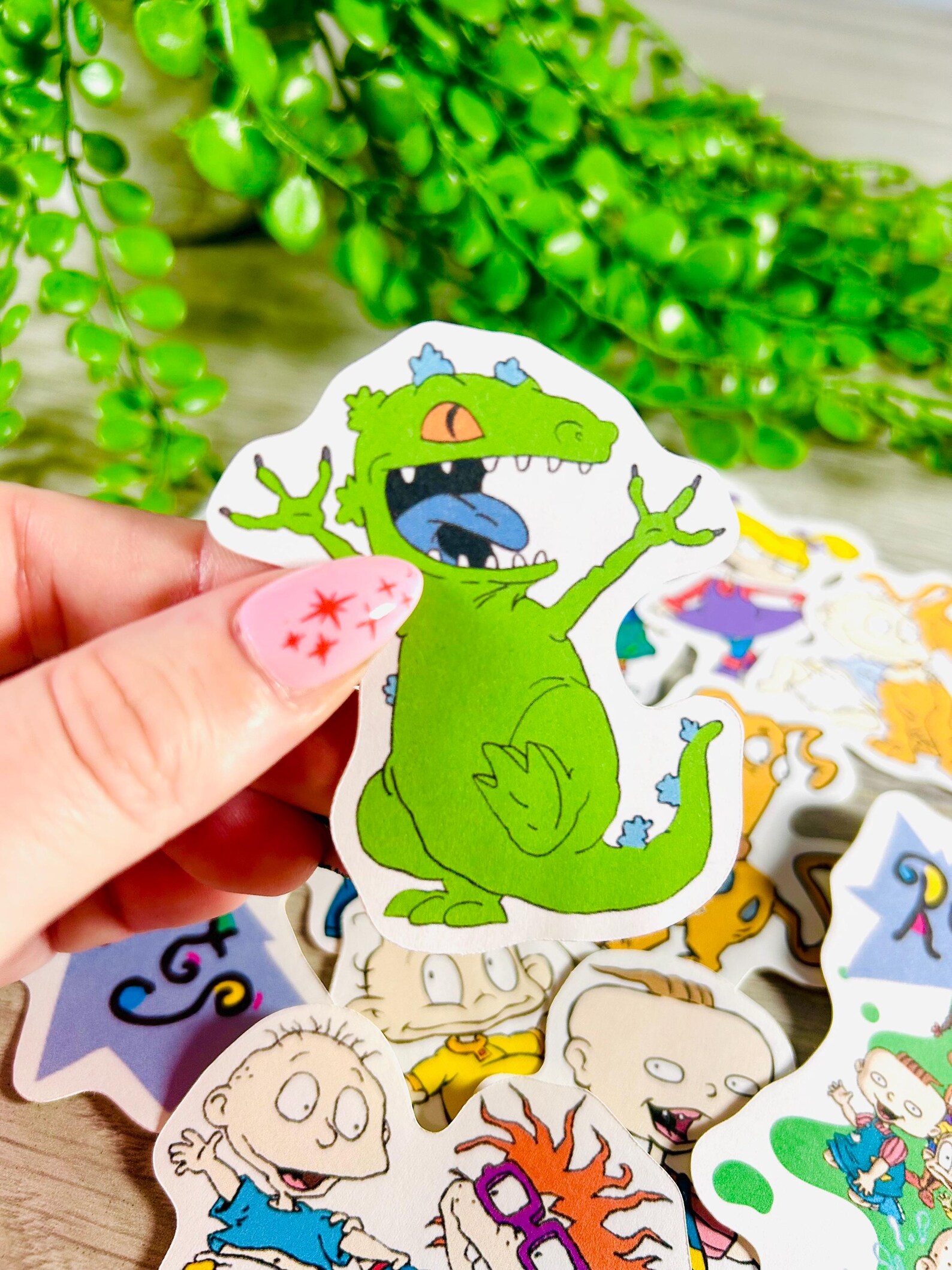 14 Rugrats Inspired Die Cut Glossy Stickers 90s Nickelodeon Cartoon ...