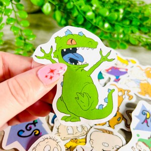 14 Rugrats Inspired Die Cut Glossy Stickers 90s Nickelodeon Cartoon ...
