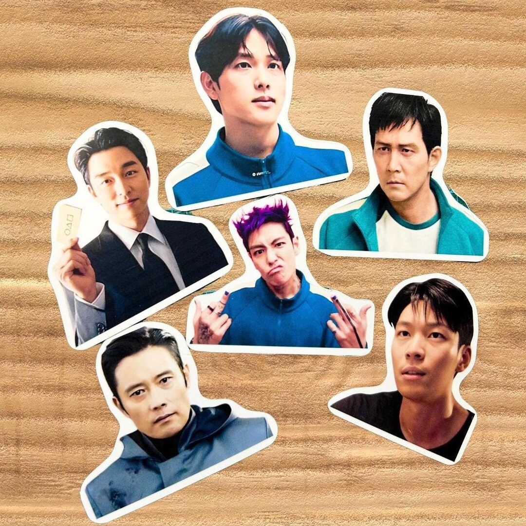 Squid Game 2 Inspired Die-cut Vinyl Waterproof Glossy Stickers Seong ...