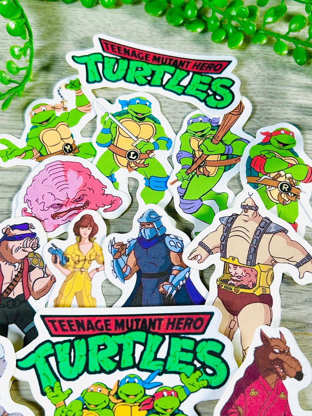 Teenage Mutant Hero Turtles Ninja TMNT 13 Die-cut Matte Stickers or 1 ...