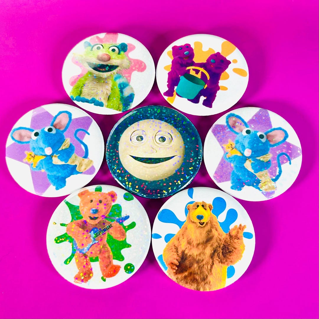 Bear in the Big Blue House Badge Button Pinback Pin 58mm 5.8cm Bear ...