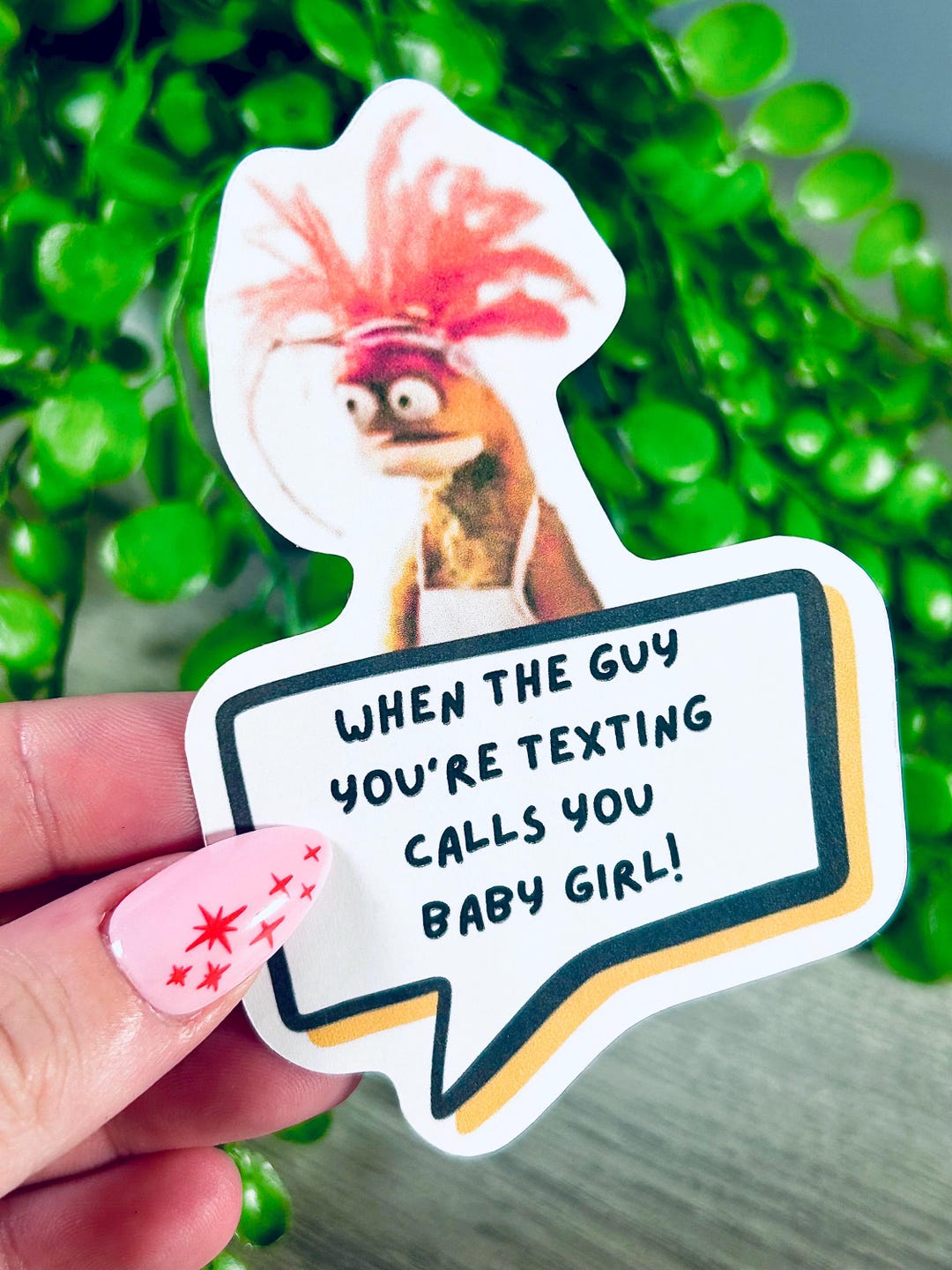 Pepe the King Prawn Muppets Jim Henson Disney Inspired Die Cut Glossy ...