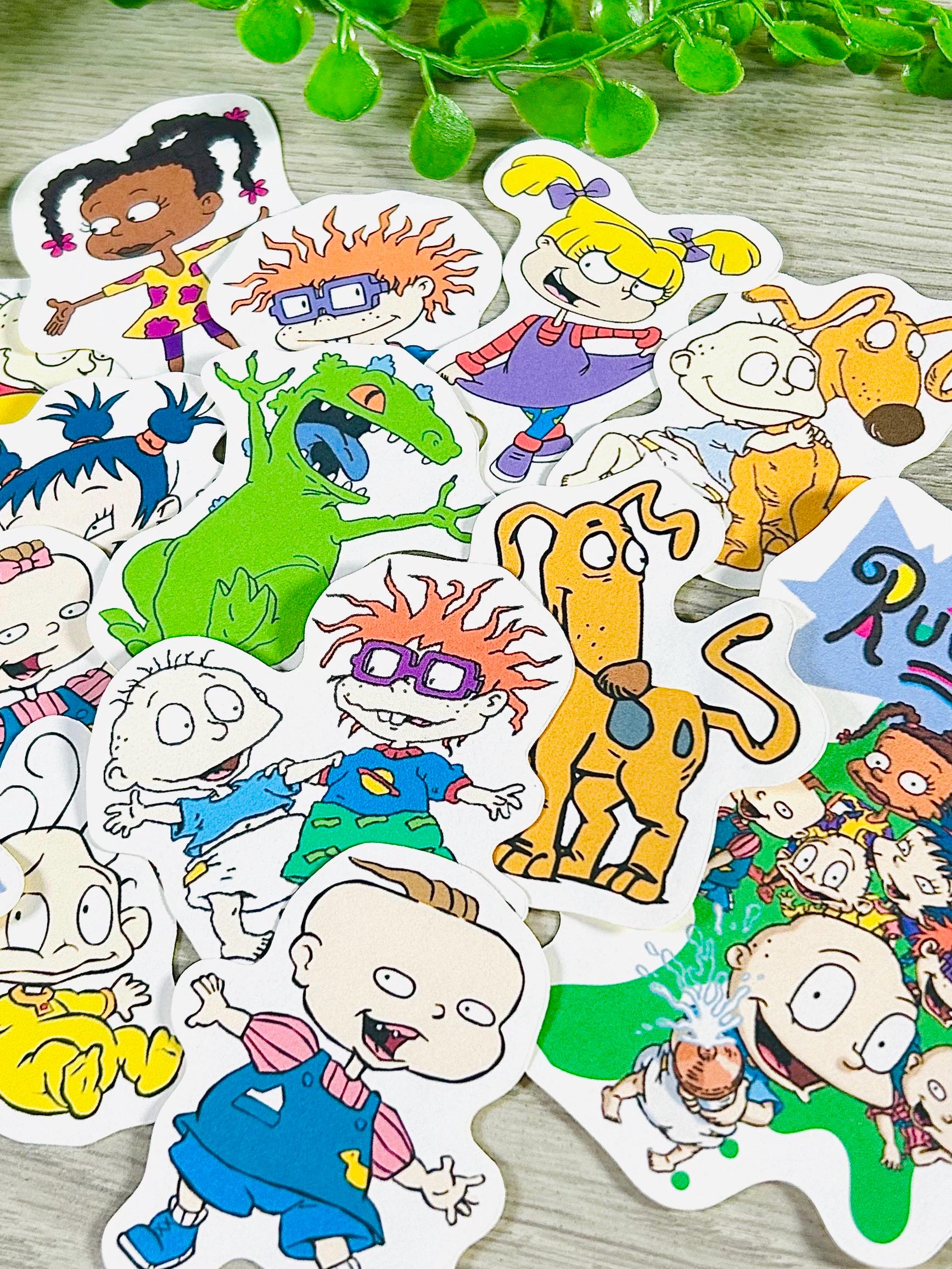 14 Rugrats Inspired Die Cut Glossy Stickers 90s Nickelodeon Cartoon ...