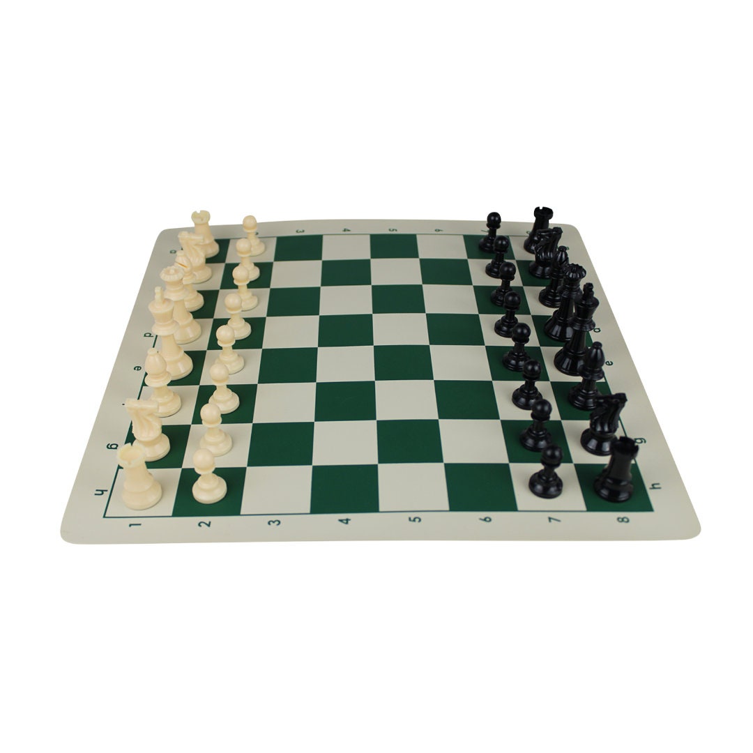 20 Inch Green Club Roll up Chess Set double Queen - Etsy