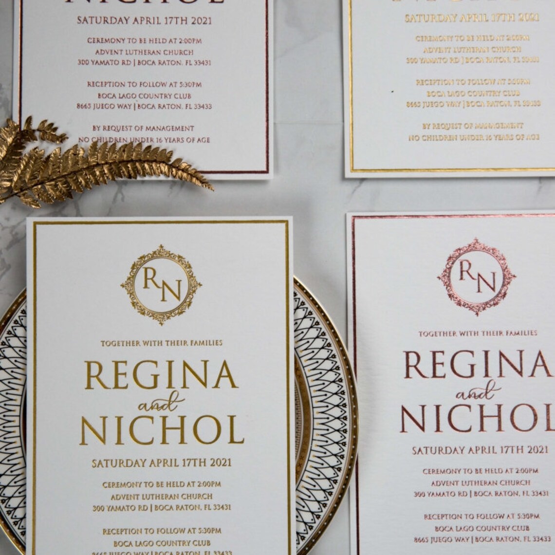 Cotton Paper Full Foil Invitations 600gsm Cotton Invitations - Etsy