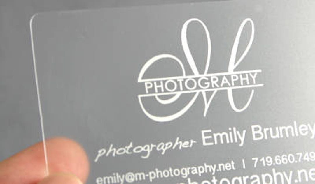 Foil Business Cards Silver Foil Plastic Cards Rose Gold - Etsy UK