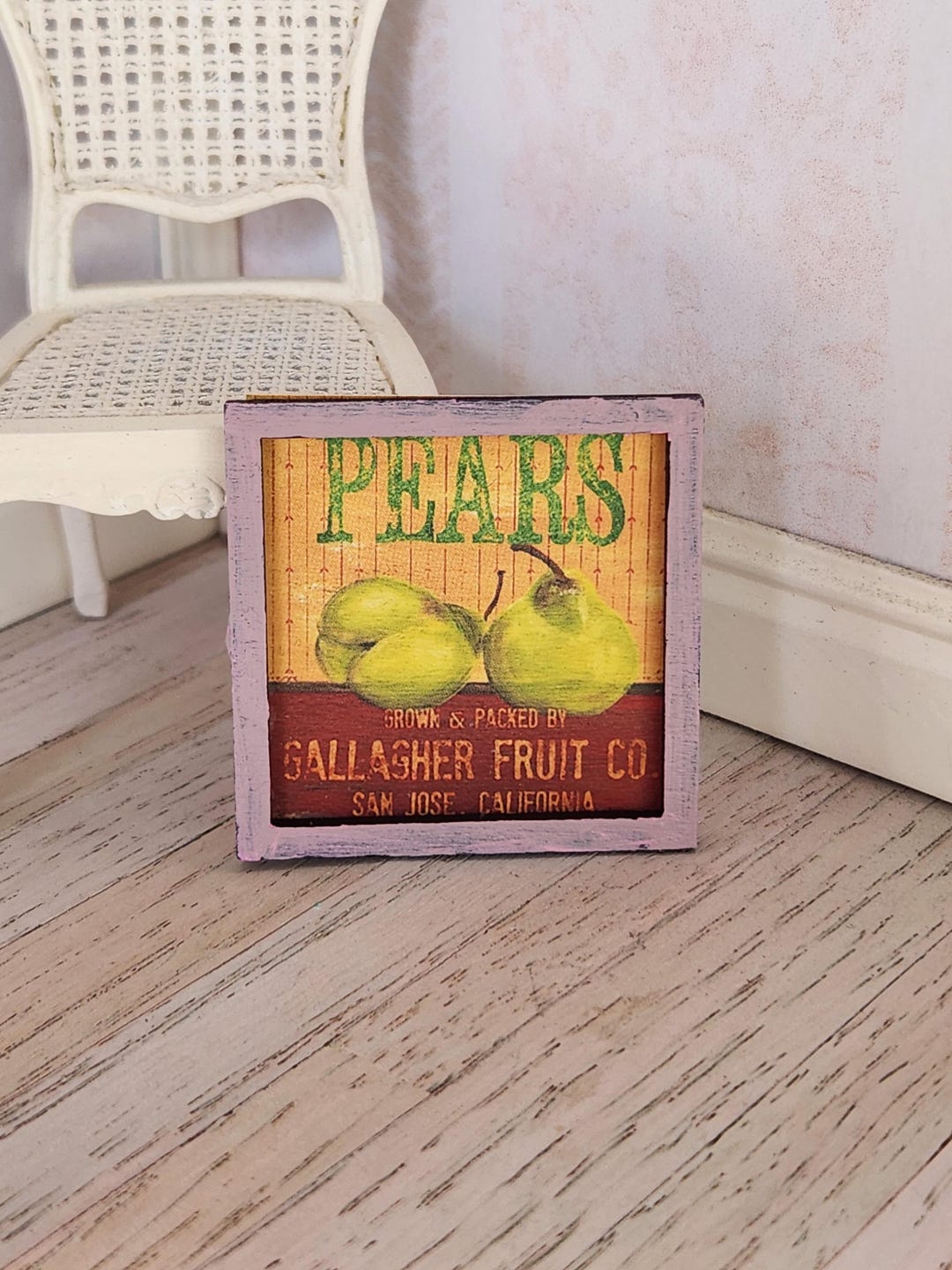 Dollhouse Sign, Miniature Signs, Dollhouse Accessories, Miniature ...