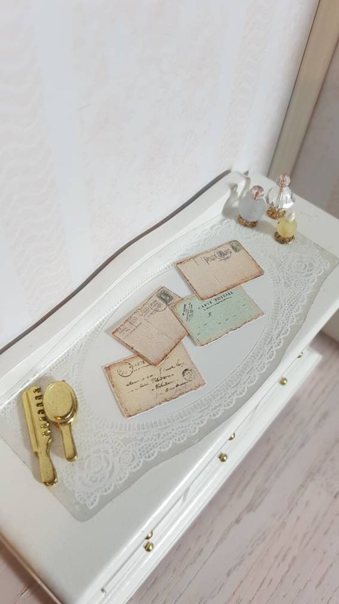 Miniature Postcards,distressed Paper,vintage Postcards,dollhouse ...