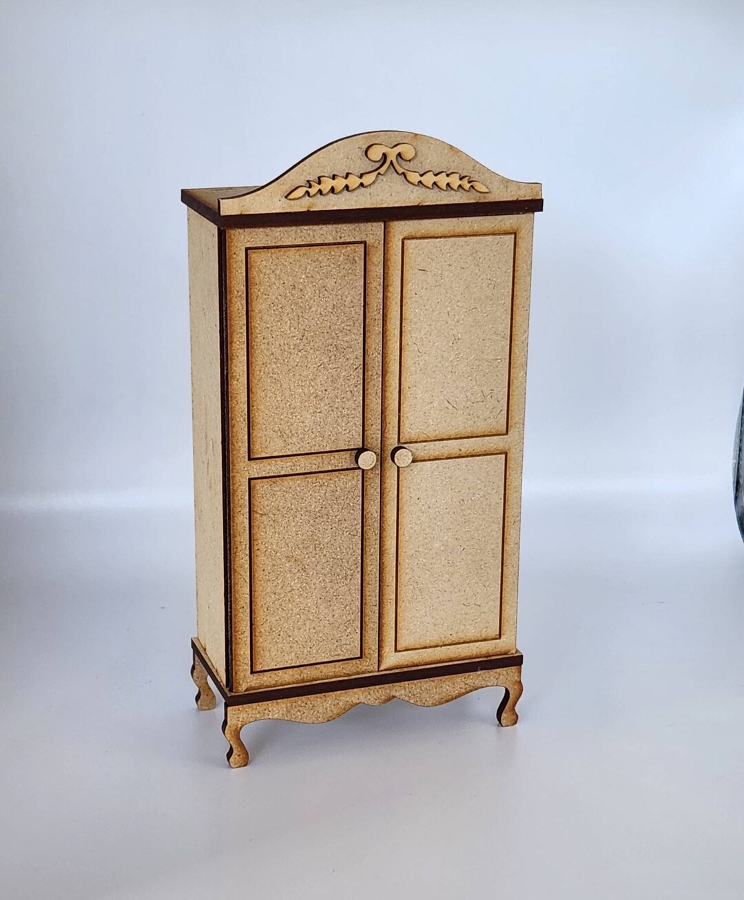 Dollhouse Furniture, Dollhouse Wardrobe, Miniature Wardrobe, Dollhouse ...