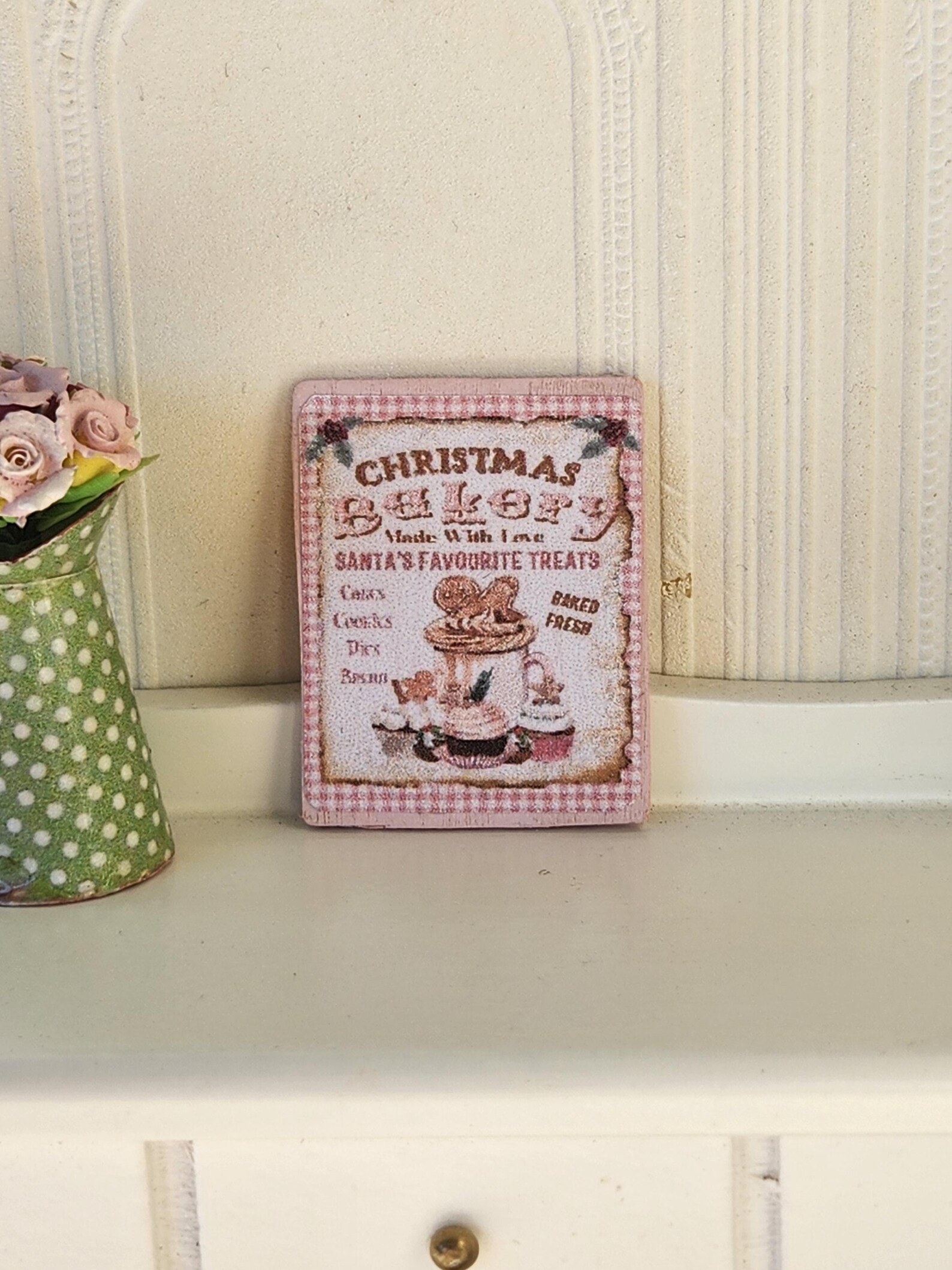 Dollhouse Sign, Miniature Signs, Farmhouse Sign, Dollhouse Accessories ...