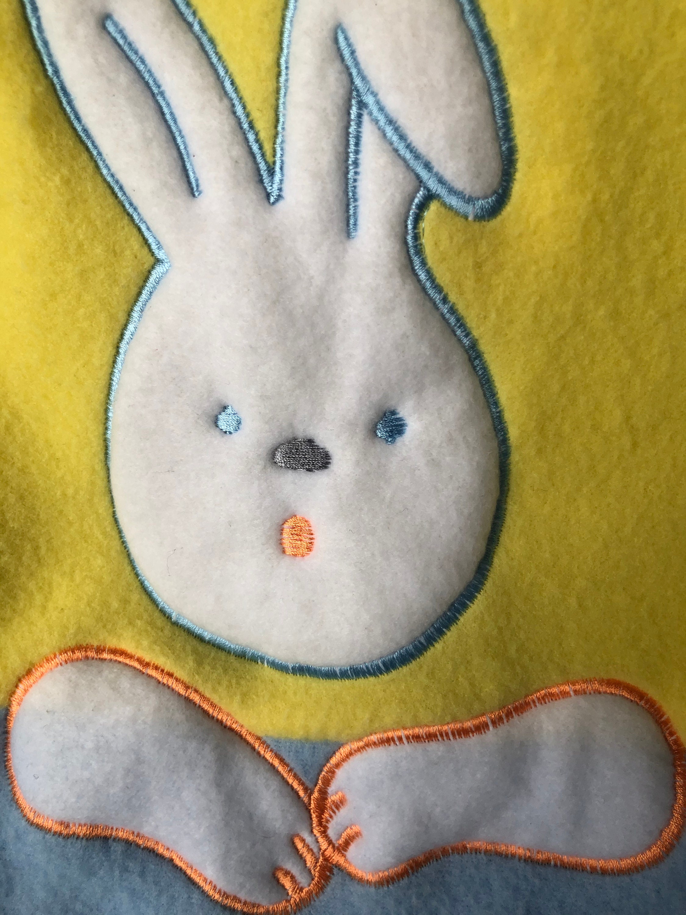 Vintage Deadstock With Tags Fleece Bunny Rabbit Sleeper for - Etsy