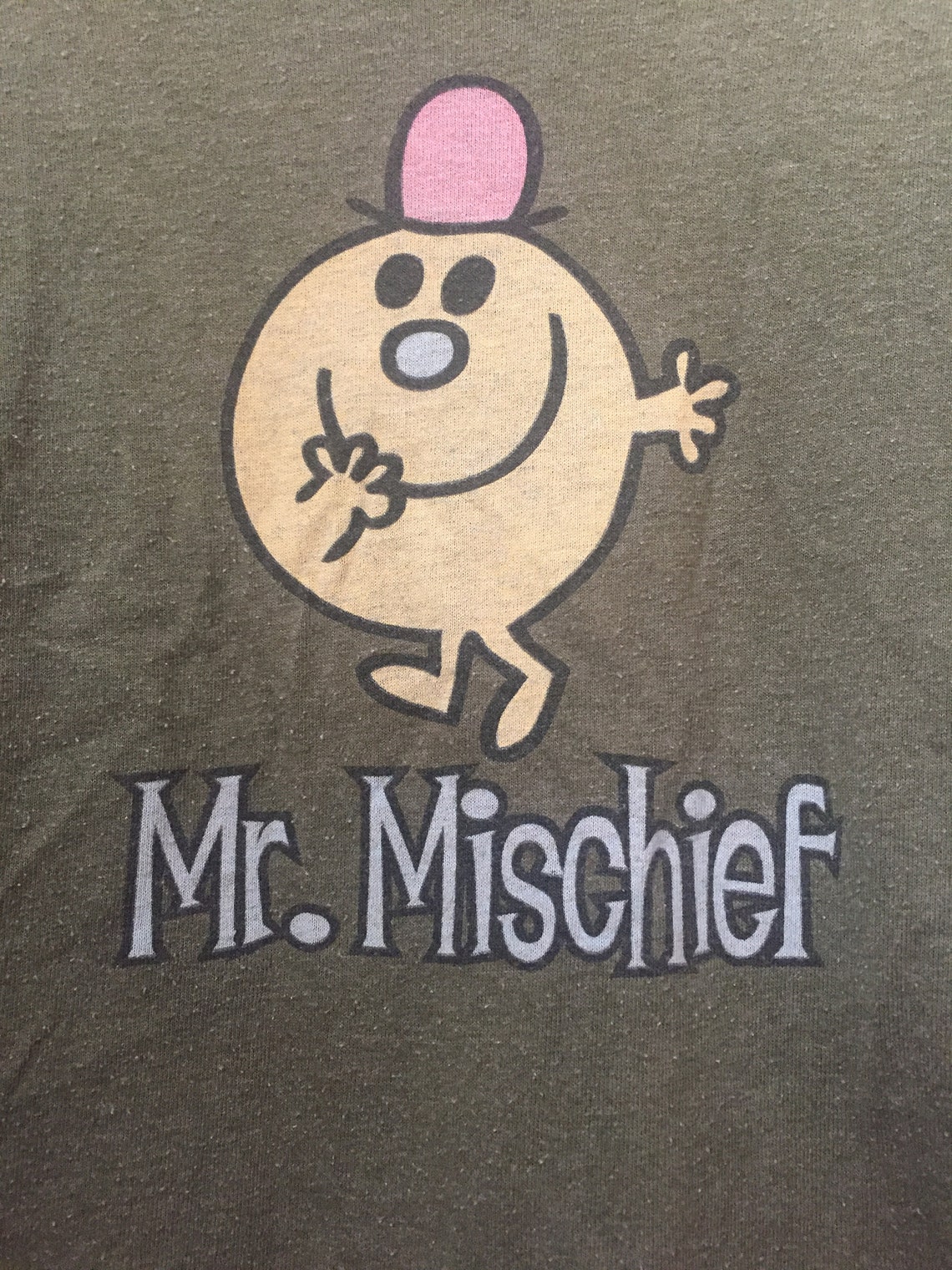 Mr Mischief T-shirt for Toddler Green T-shirt With Mr. - Etsy