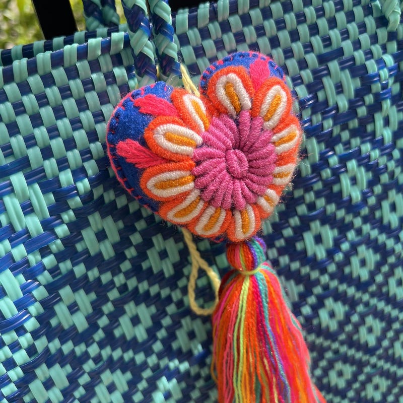 Mexican Felt Hearts - Etsy