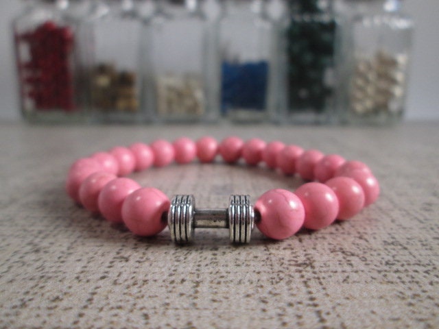 Dumbbell Barbell Bracelet, Bodybuilder Gift, Bodybuilding Jewelry ...