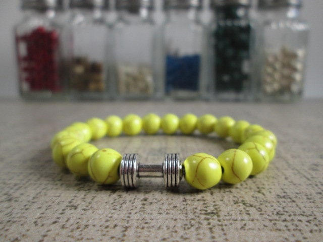 Dumbbell Barbell Bracelet, Bodybuilder Gift, Bodybuilding Jewelry ...