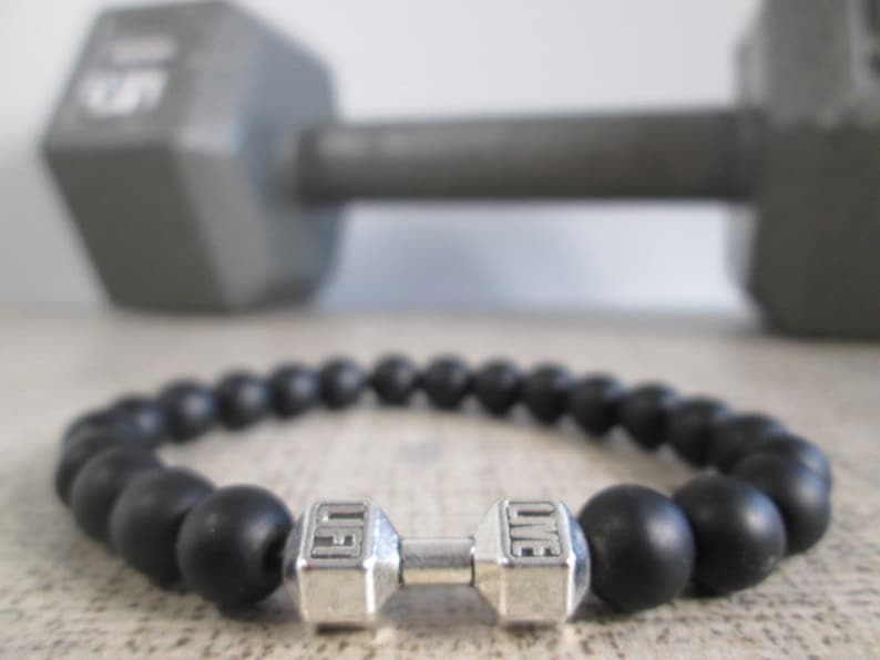 Dumbbell, Barbell Workout Bracelets, Perfect Gift for Your Fitness ...