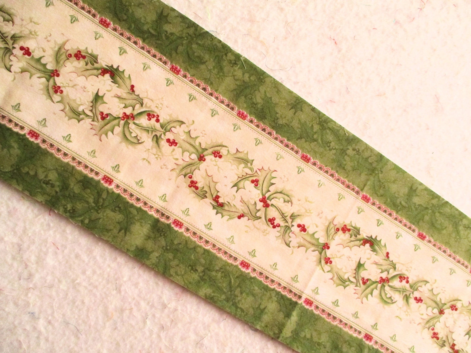 Fabric for HOLIDAY TABLE RUNNER. Border Fabric - Etsy