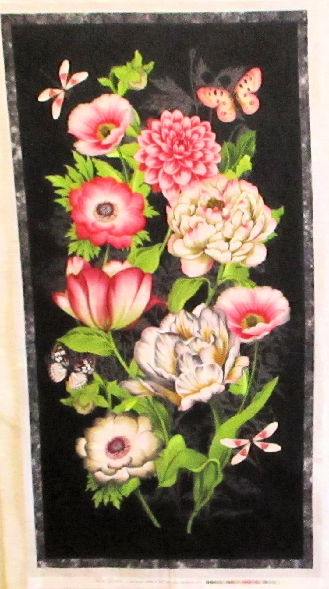 TIVOLI GARDEN FLOWER Panel - Etsy