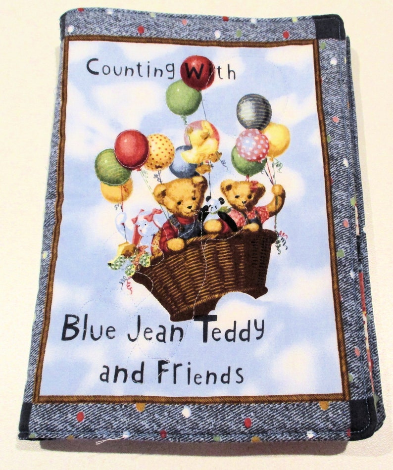 COUNTING With Blue Jean Teddy and Friends Soft Book Cloth - Etsy