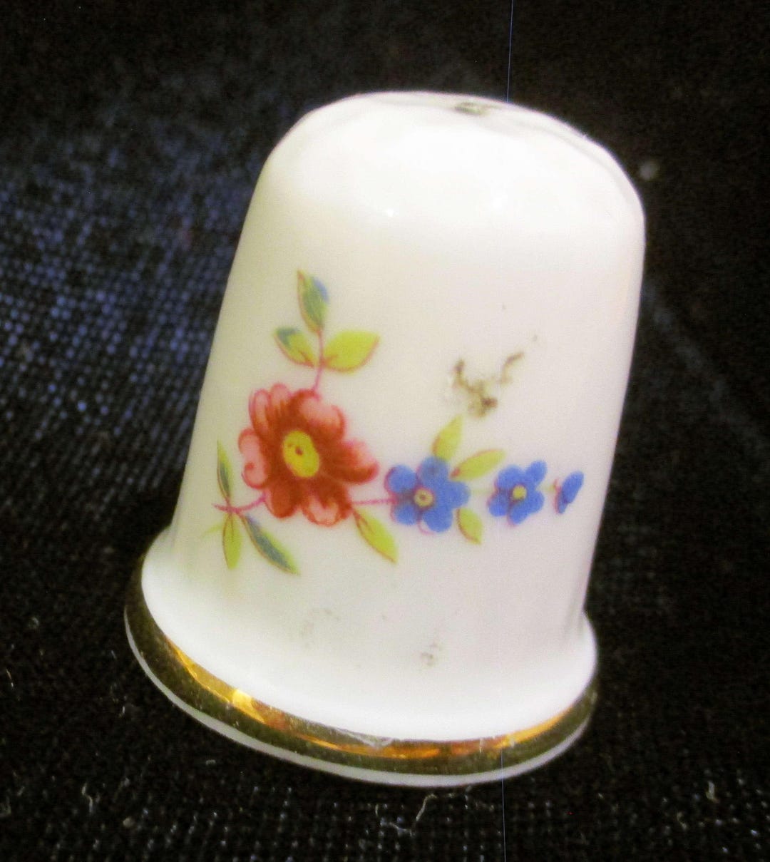 CROWN WEST PORCELAIN Thimble, Vintage Pre 1980 - Etsy