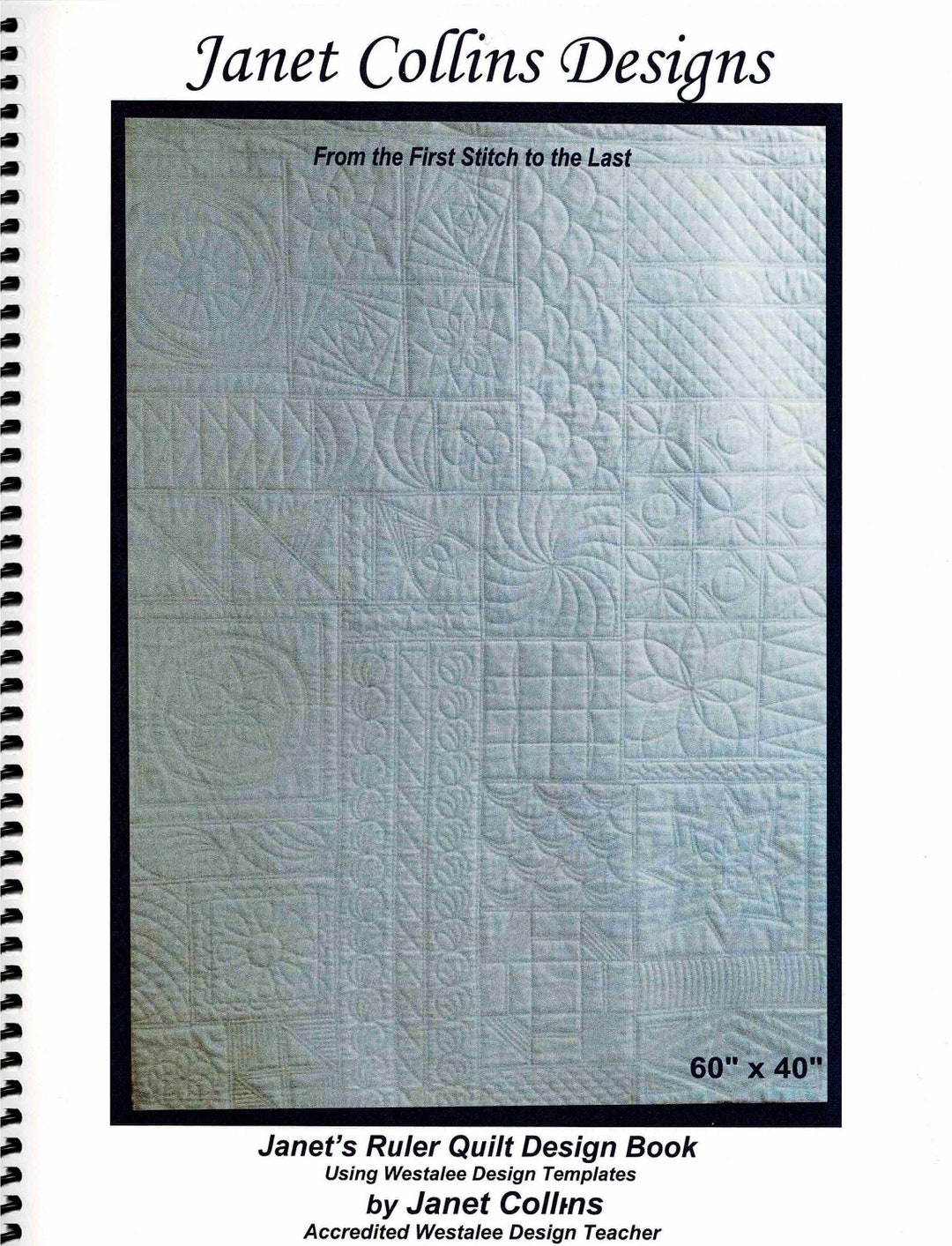 JANET COLLINS’ Ruler Quilt Design Book, Use With Westalee Design ...