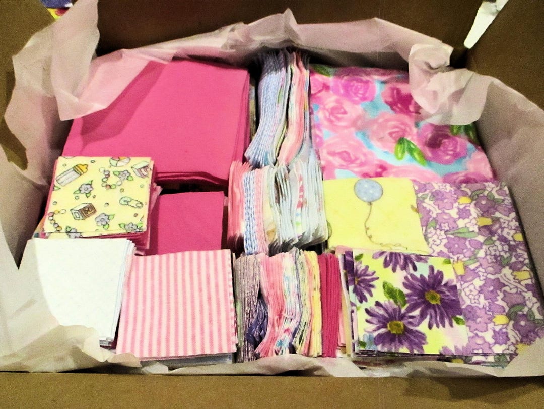 PASTEL FLANNEL BOX, a Box of Various Cuts - Etsy