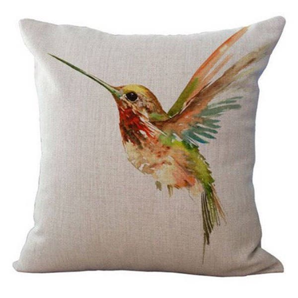 Hummingbird Pillow - Etsy