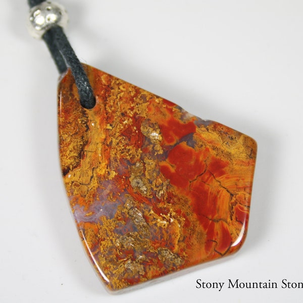 Large Stone Pendant - Etsy