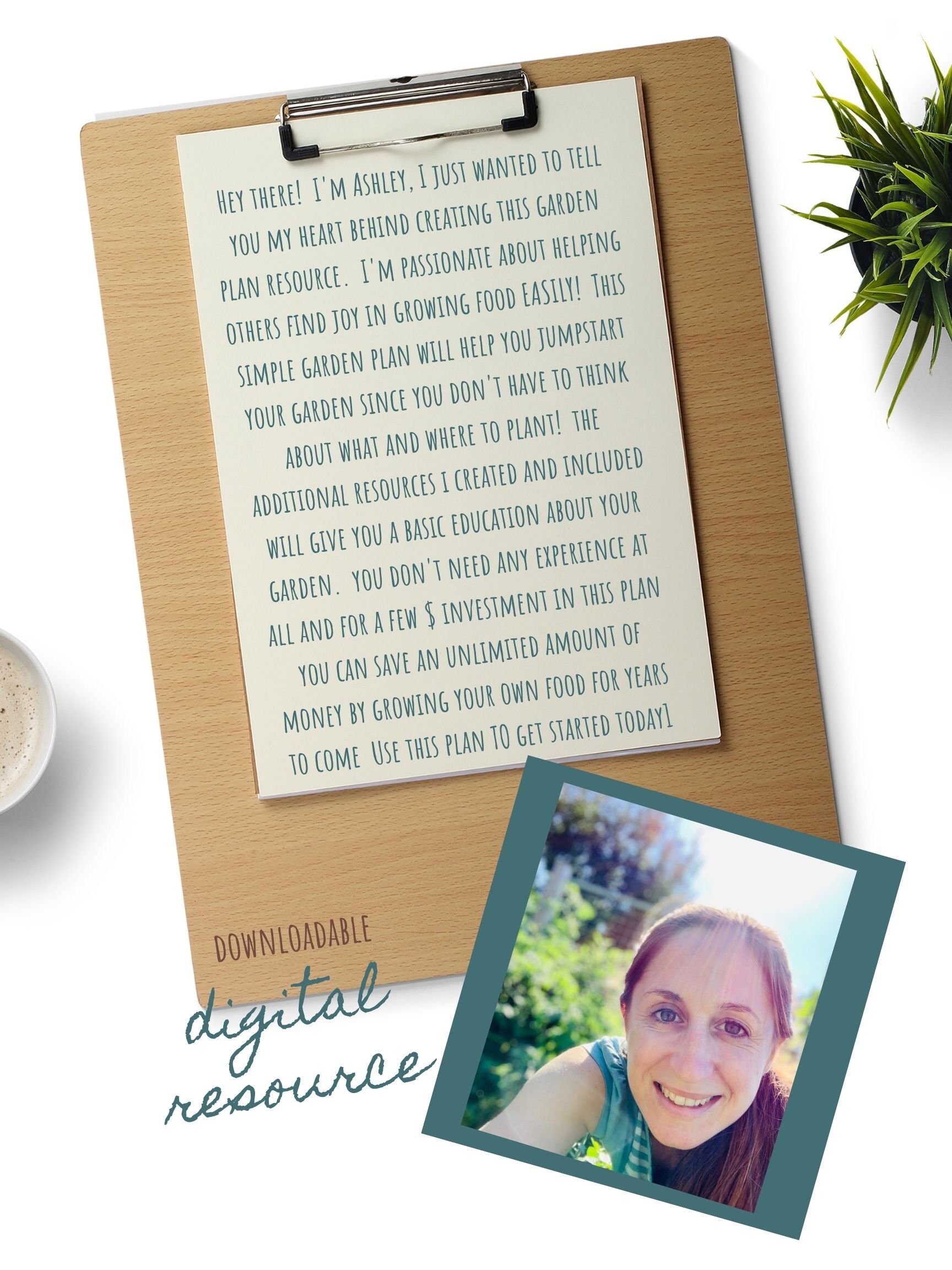 Digital Garden Plan for a 3 X 10ft Space, Gardening Start up Resource ...