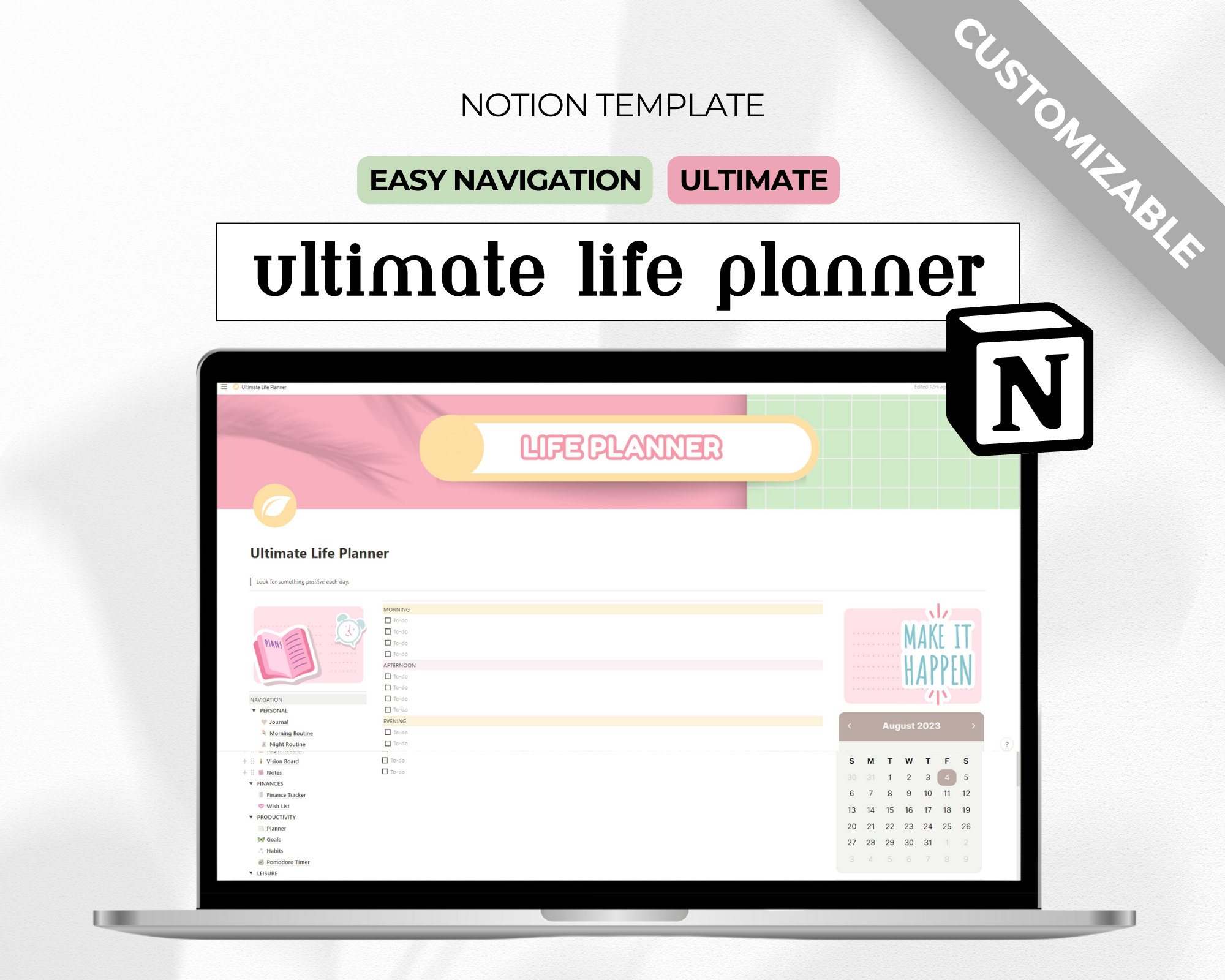 2024 All in One Notion Template Dashboard Notion Ultimate - Etsy