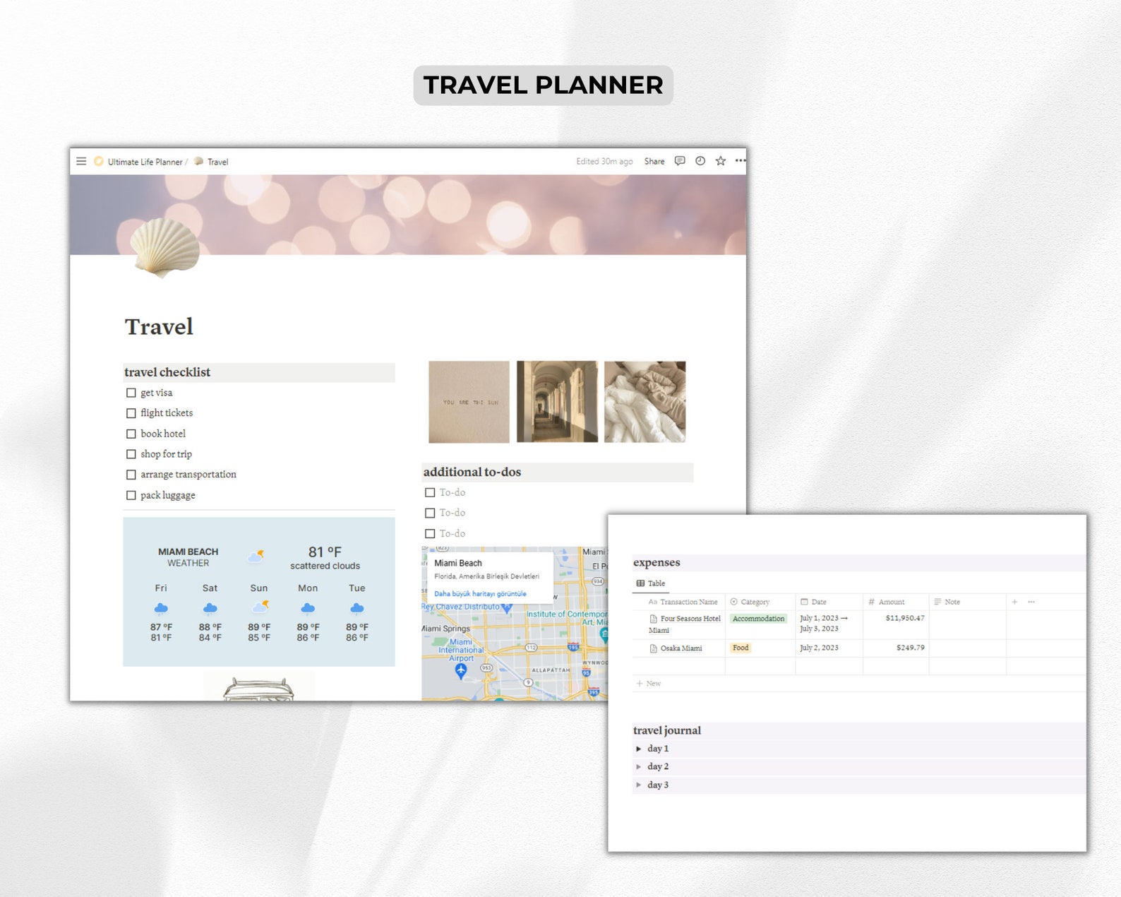 2024 All in One Notion Template Dashboard, Notion Ultimate Life Planner, Notion That Girl ...