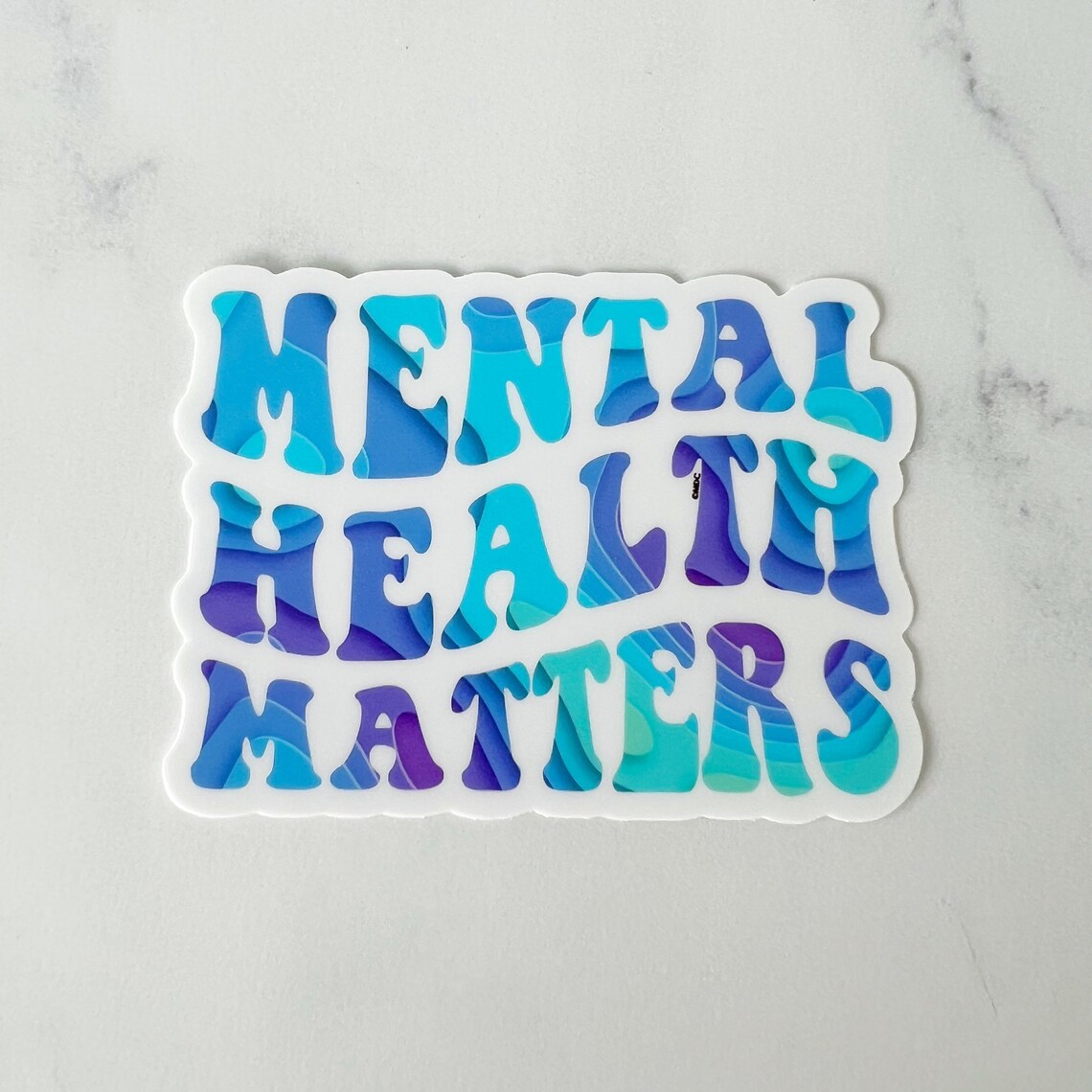 Mental Health Matters Sticker Teacher Sticker Waterproof Vinyl Sticker ...