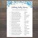 Baby Boy Shower Games Celebrity Baby Name Game Baby Shower | Etsy