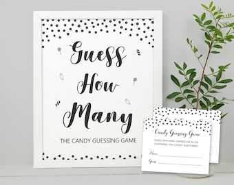 How Many M&ms Are in the Jar Printable Game Candy Candies - Etsy
